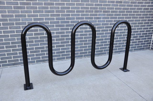 Loop bike racks: Outdoor Park & Site Amenities:American Recycled Plastic