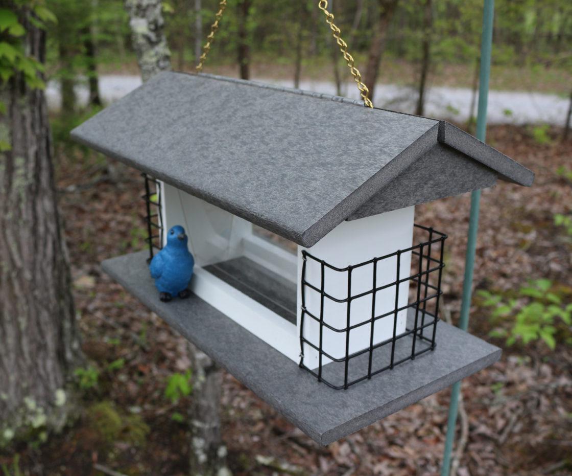 Bird Feeder, Large Rectangular Mount | Recycled Plastic