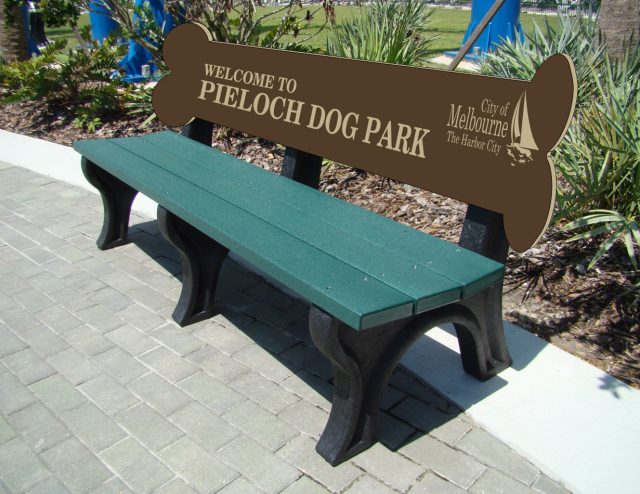 Benches: Benches with Back: Dog Bone Bench | American Recycled Plastic ...